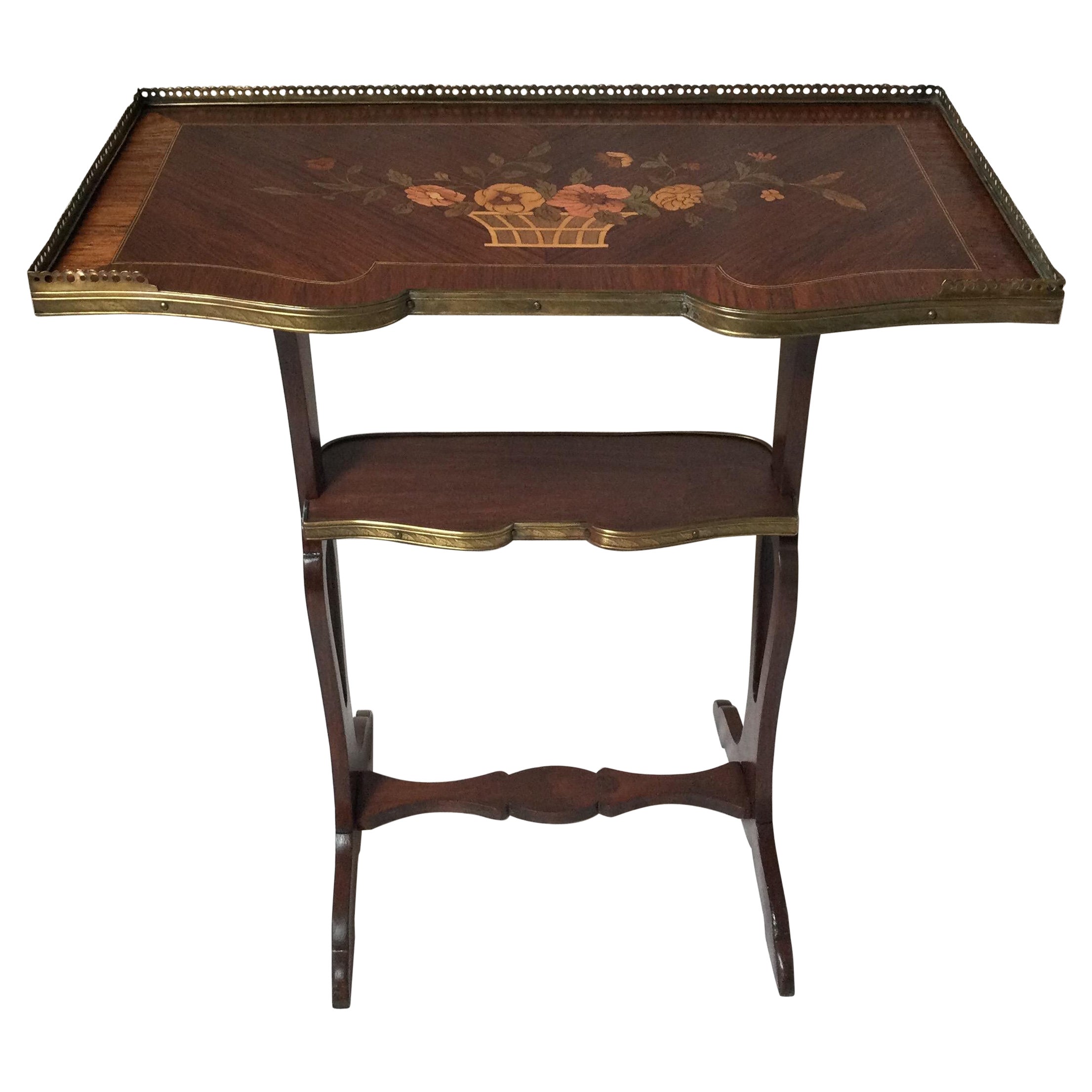 Teak Inlay Table, India C. 1940 at 1stDibs