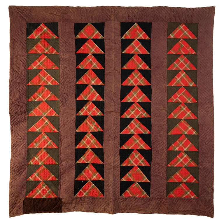 Wild Goose Chase Quilt For Sale at 1stDibs