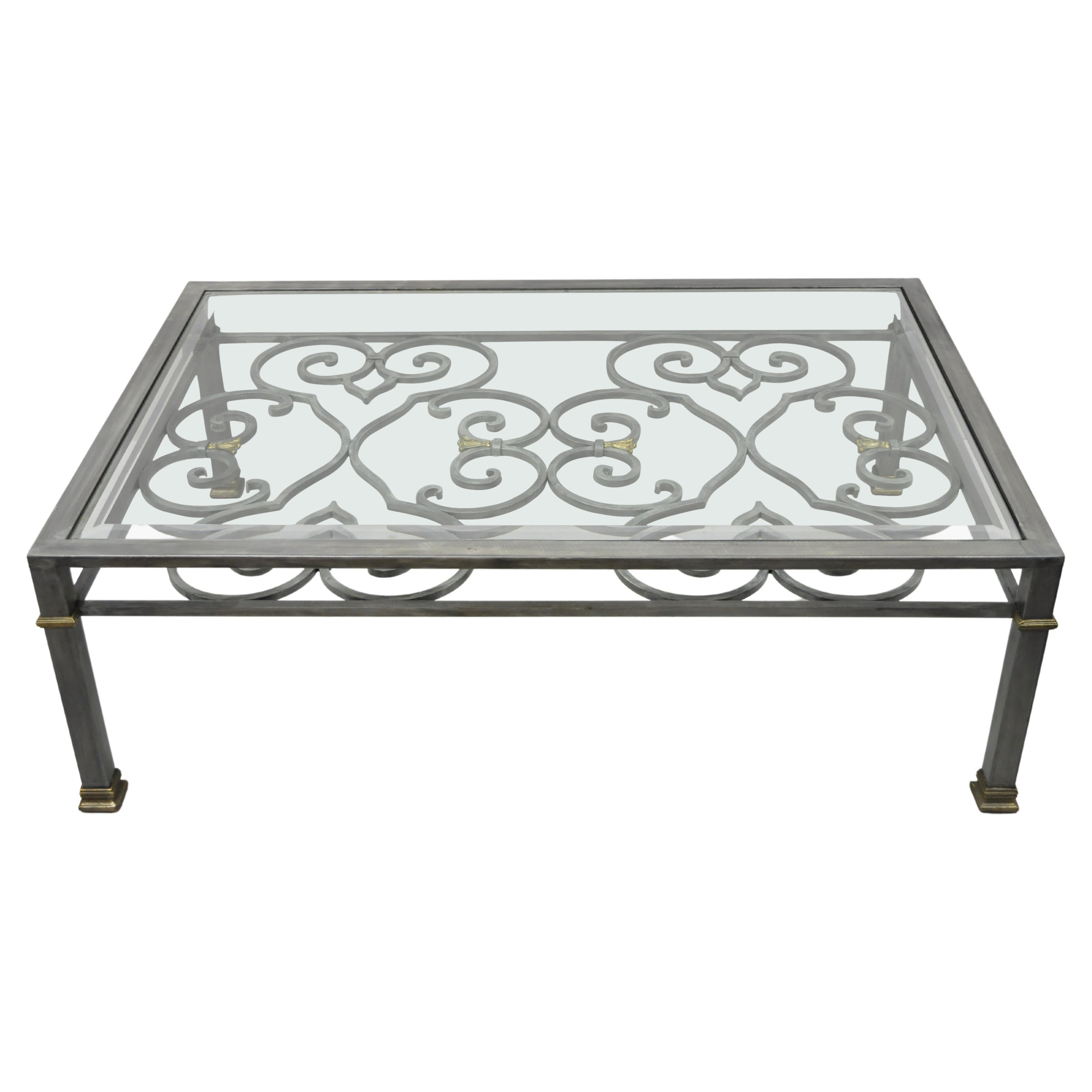 Vintage Scroll Table For Sale at 1stDibs