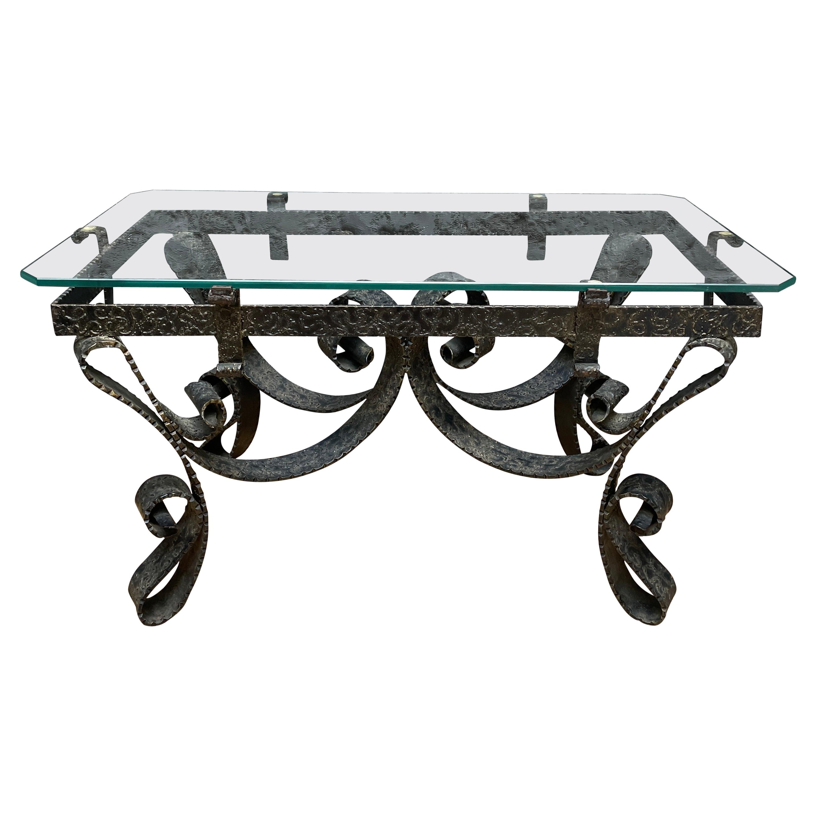 Iron Cocktail Table For Sale at 1stDibs