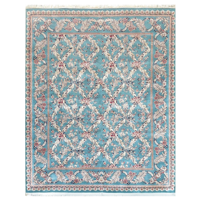 Mansour Fine Handmade Revival Tabriz Rug For Sale at 1stDibs
