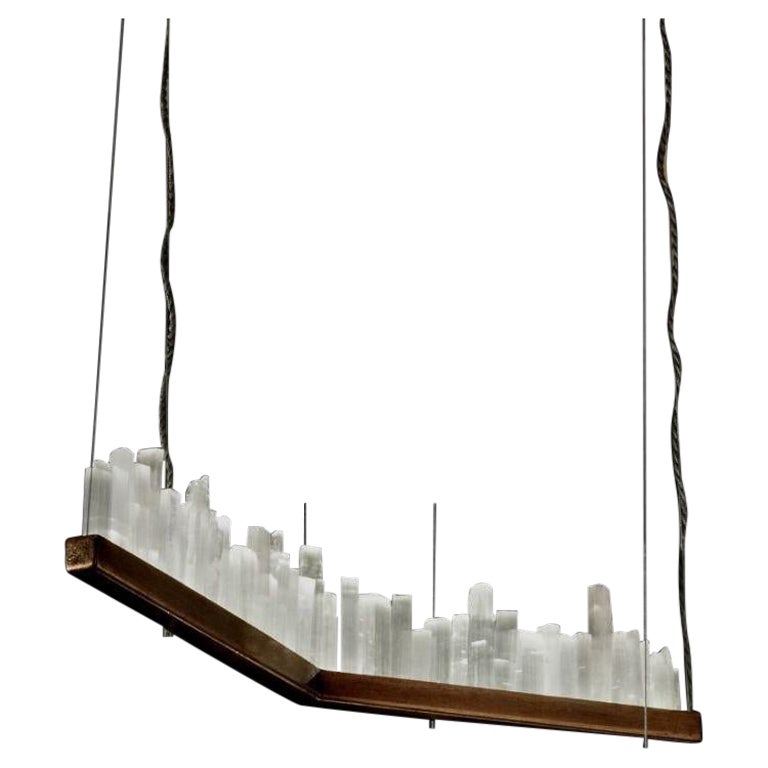 Metropolis Skyline Pendant Lamp For Sale at 1stDibs