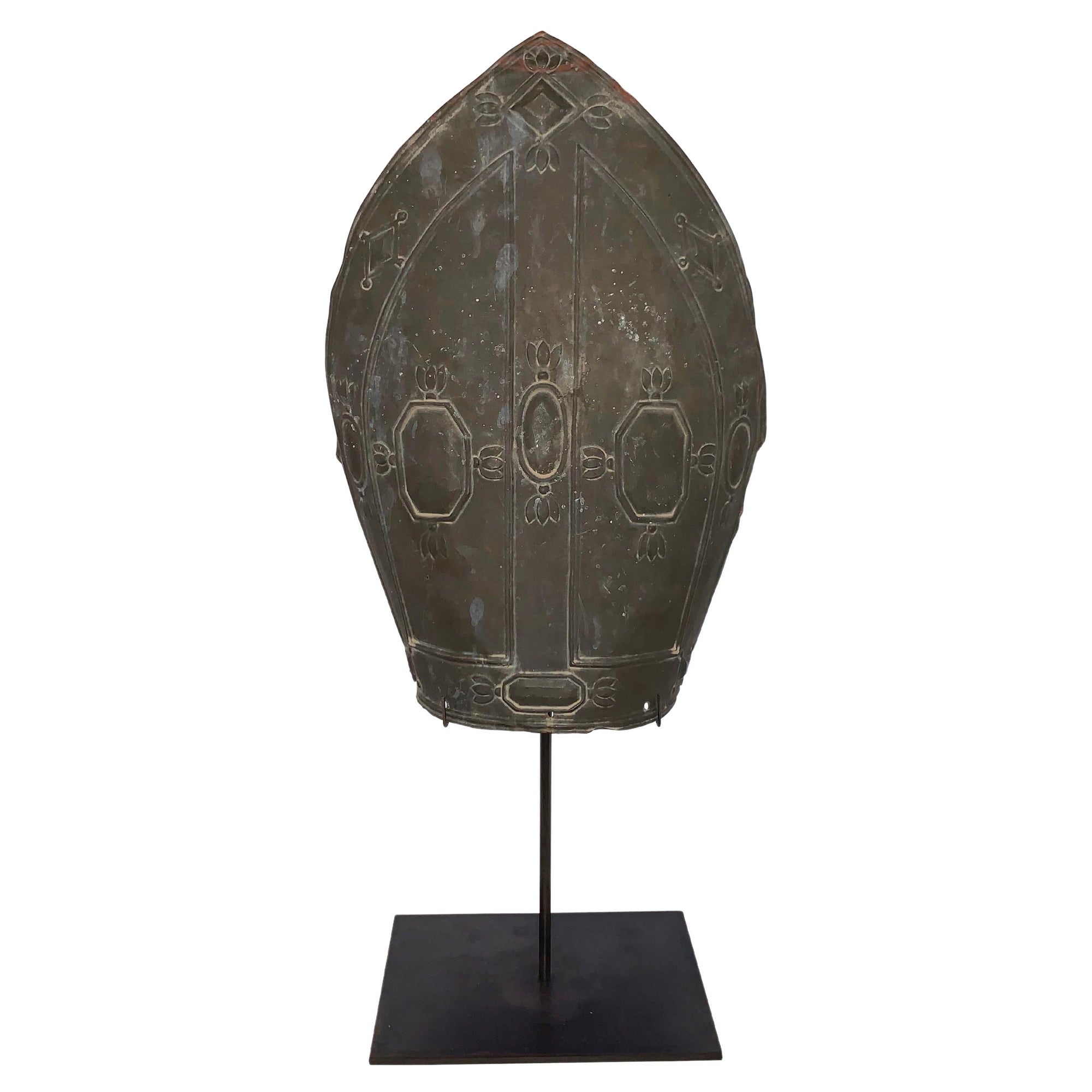 Papal Helmut on Stand, France, 19th Century For Sale at 1stDibs