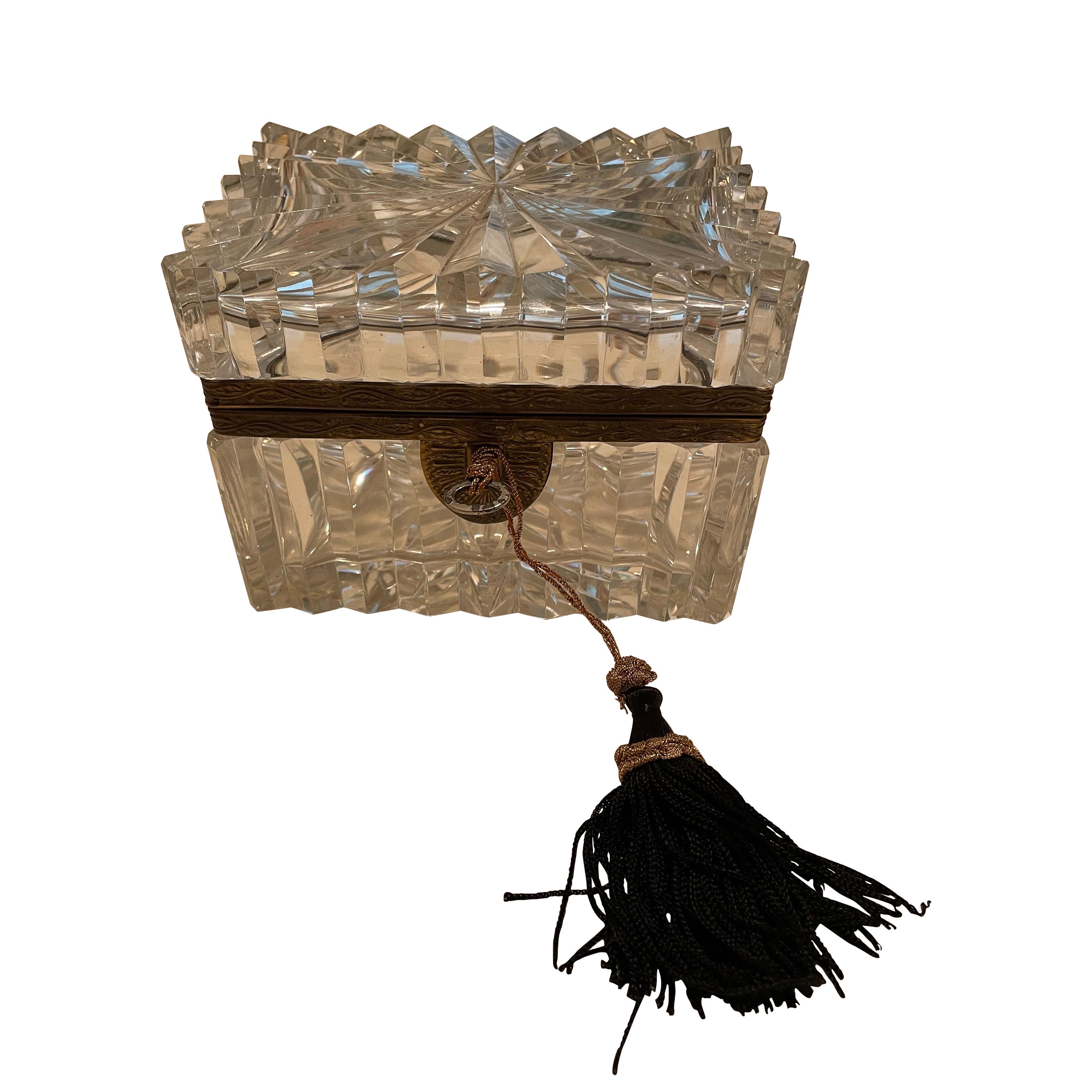 Stunning Crystal Box For Sale at 1stDibs