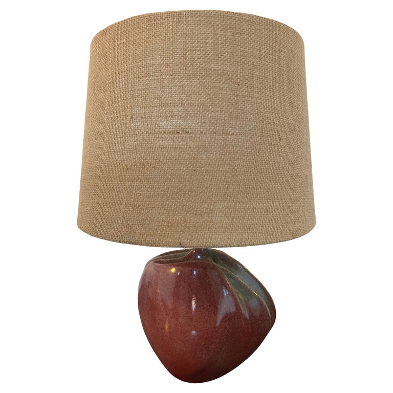 Tim Orr French 1960s Art Pottery Table Lamp For Sale at 1stDibs