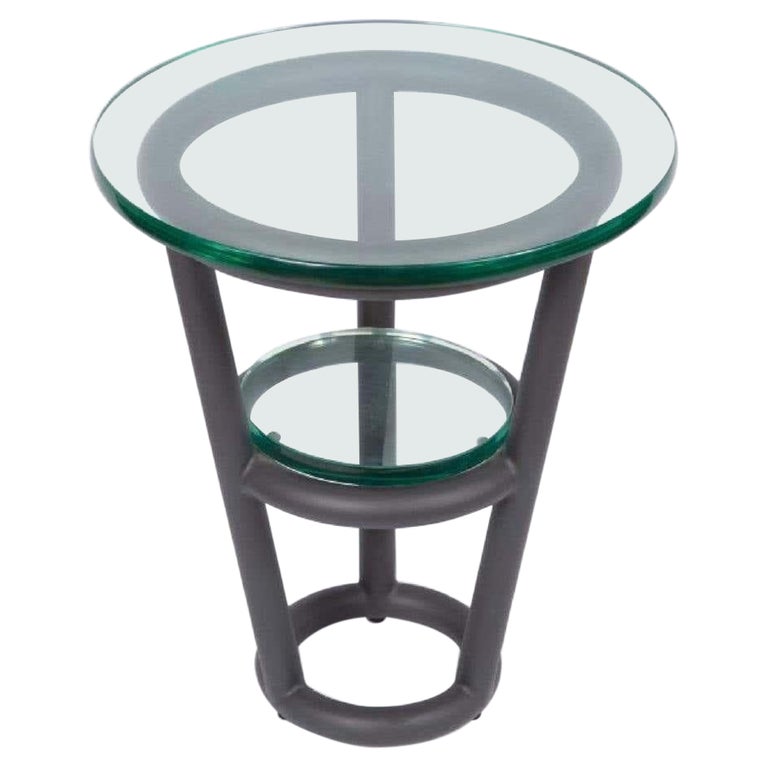 David Ebner Tubular Steel Side Table For Sale at 1stDibs