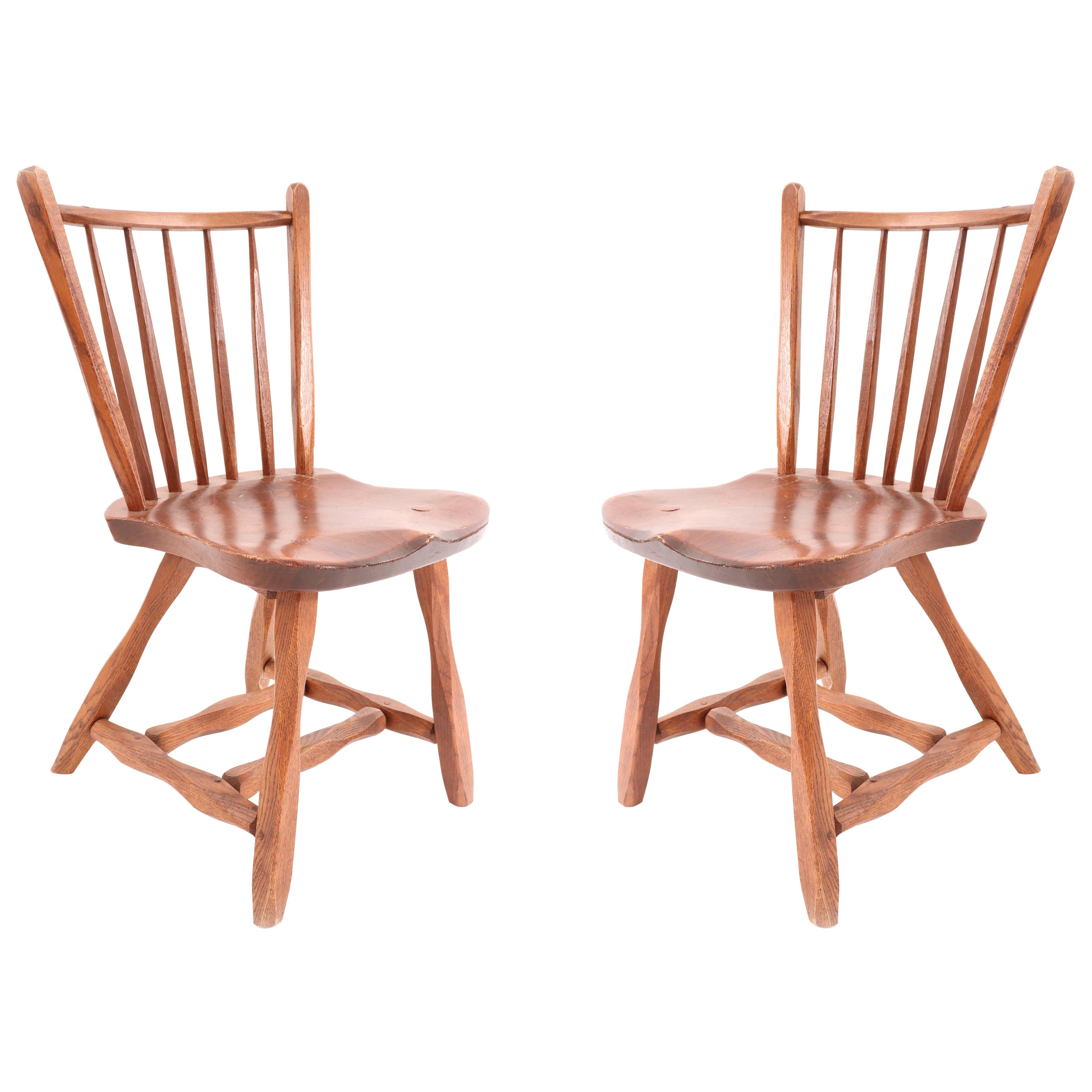 Colonial Style Dining Chairs at 1stDibs