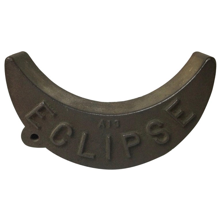 Antique Cast Iron Eclipse A 13 Windmill Weight For Sale at 1stDibs