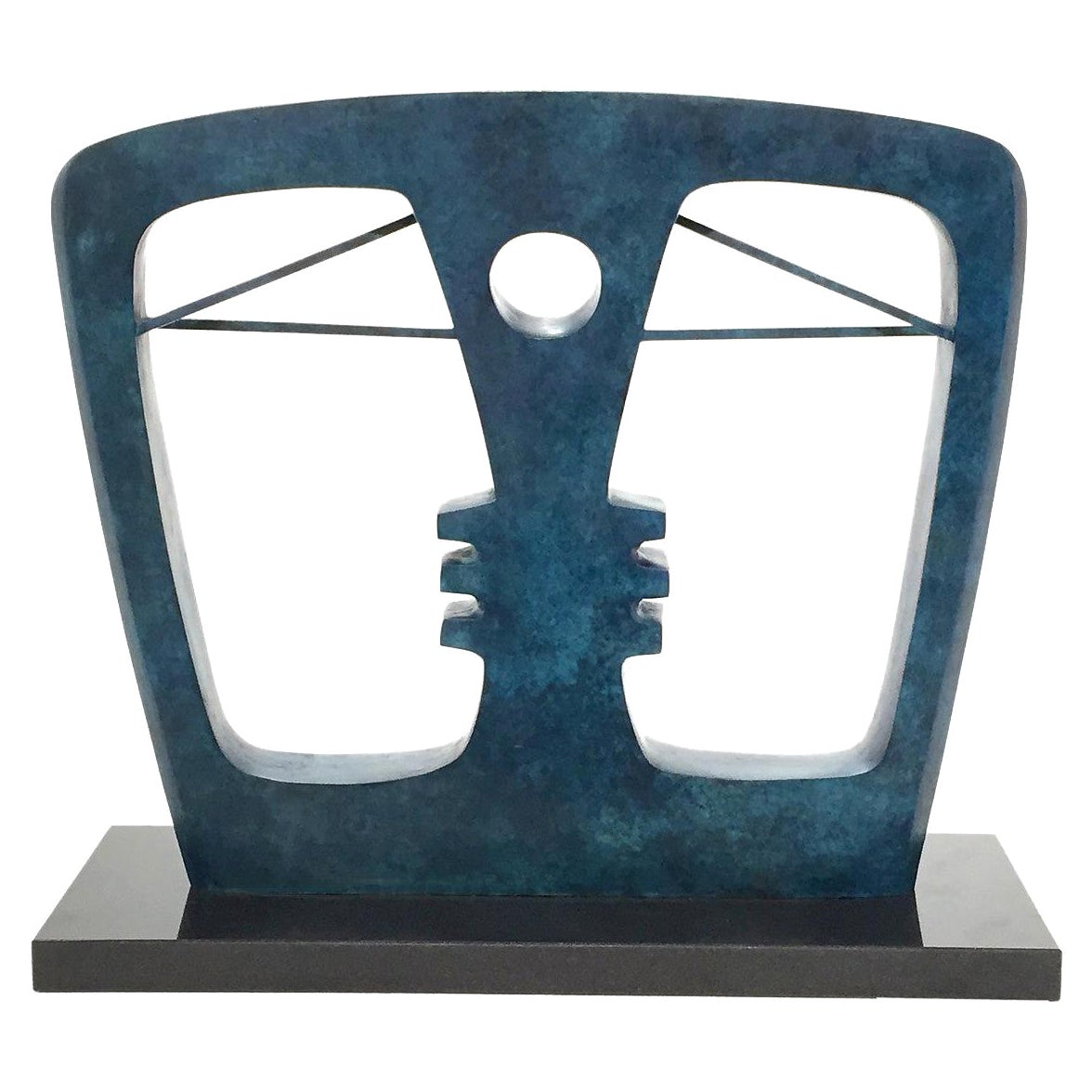 Abstract Sculpture by Lucile Driskell Resembling a Greek Key For Sale ...