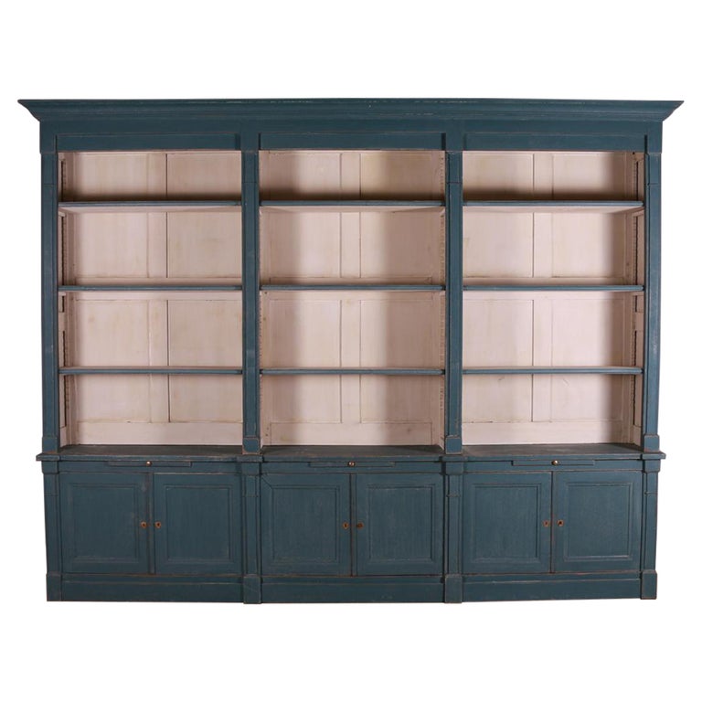 French Painted Bookcase at 1stDibs