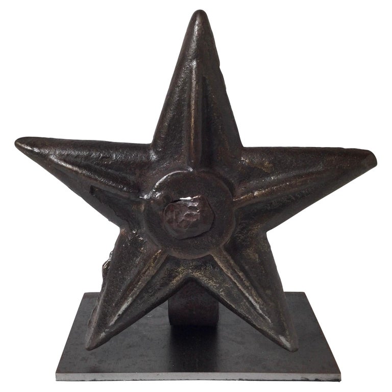 Antique Architectural Wall Building Anchor Star 19th Century For Sale ...