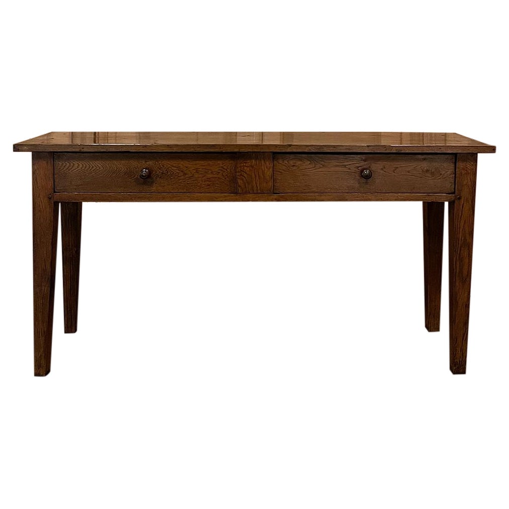 19th Century Rustic Country French Sofa Table, Hall Table at 1stDibs