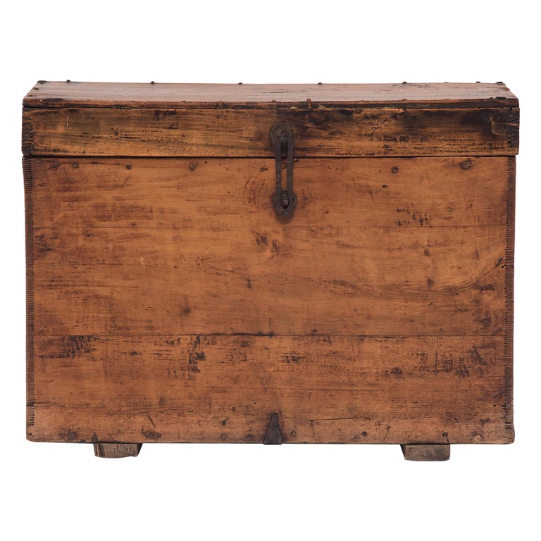 Provincial Pine Trunk, c. 1800 at 1stDibs