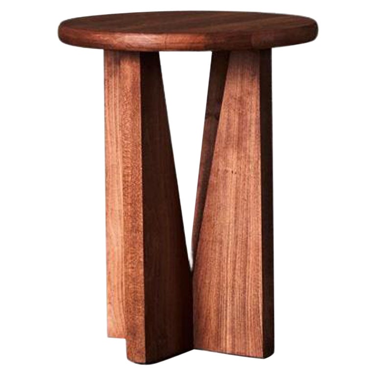 Beechwood "V" Side Table For Sale at 1stDibs