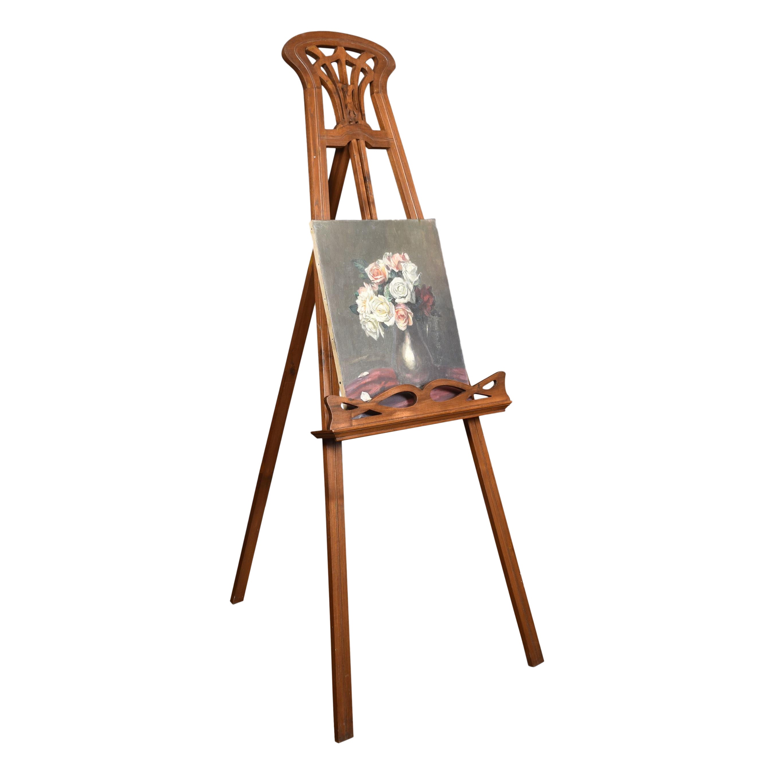 Painting Display Easel with Folio at 1stDibs
