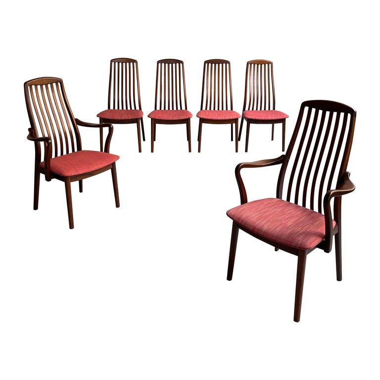 Danish Modern Dining Chairs By Preben Schou at 1stDibs