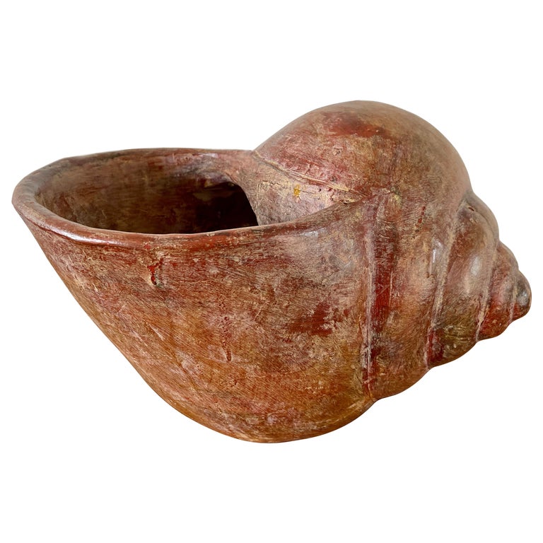 French Ceramic Shell Lamp at 1stDibs