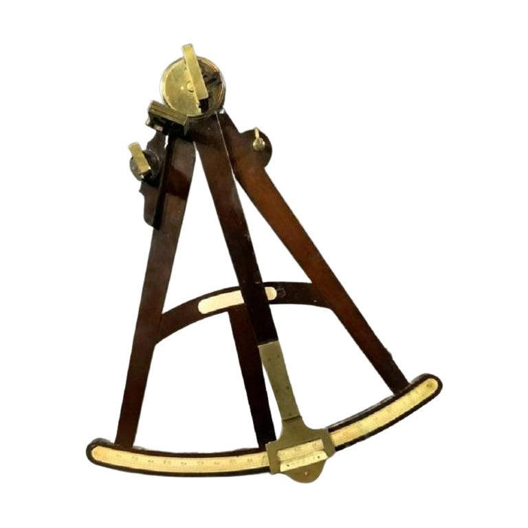 Rosewood Ship's Navigators Octant For Sale at 1stDibs