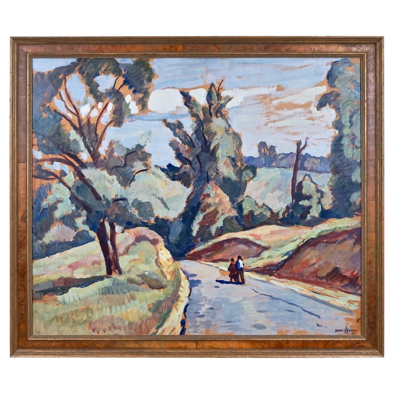 Edgar Nye 'American 1879-1943' Oil on Board Titled "Going Home" #24 at ...