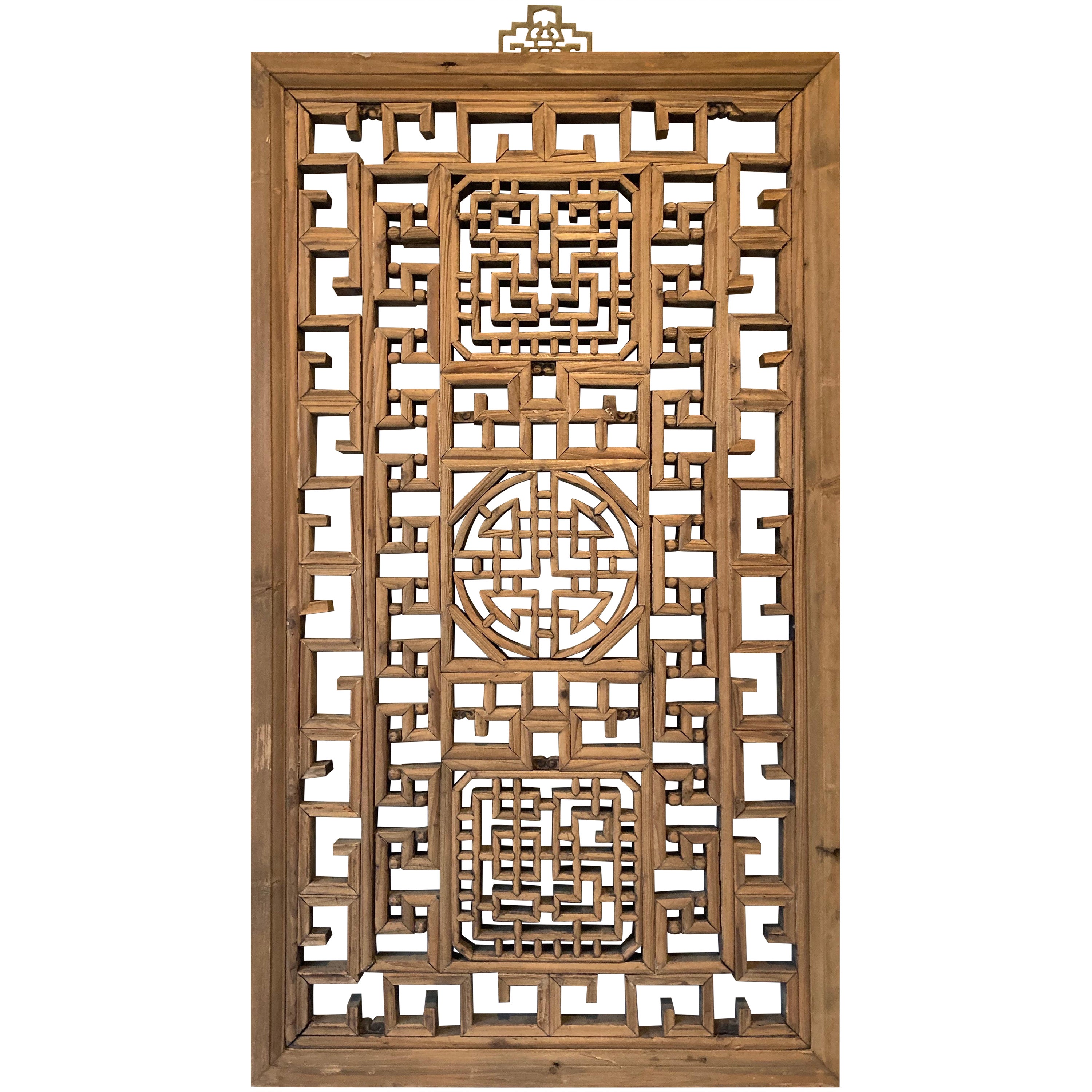 Chinese Antique Wood Panel at 1stDibs