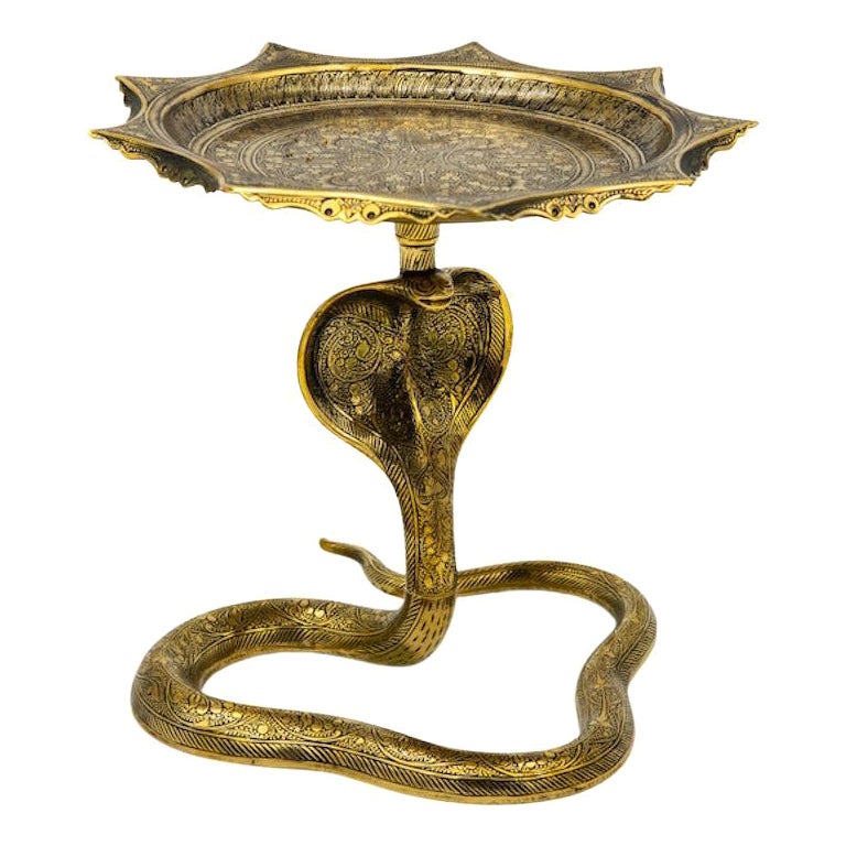 Brass Cobra Dish at 1stDibs
