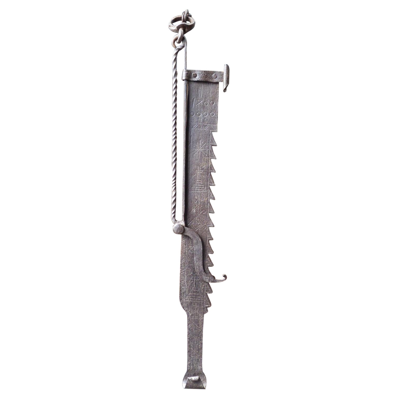 18th Century Dutch Fireplace Trammel or Pot Hanger at 1stDibs