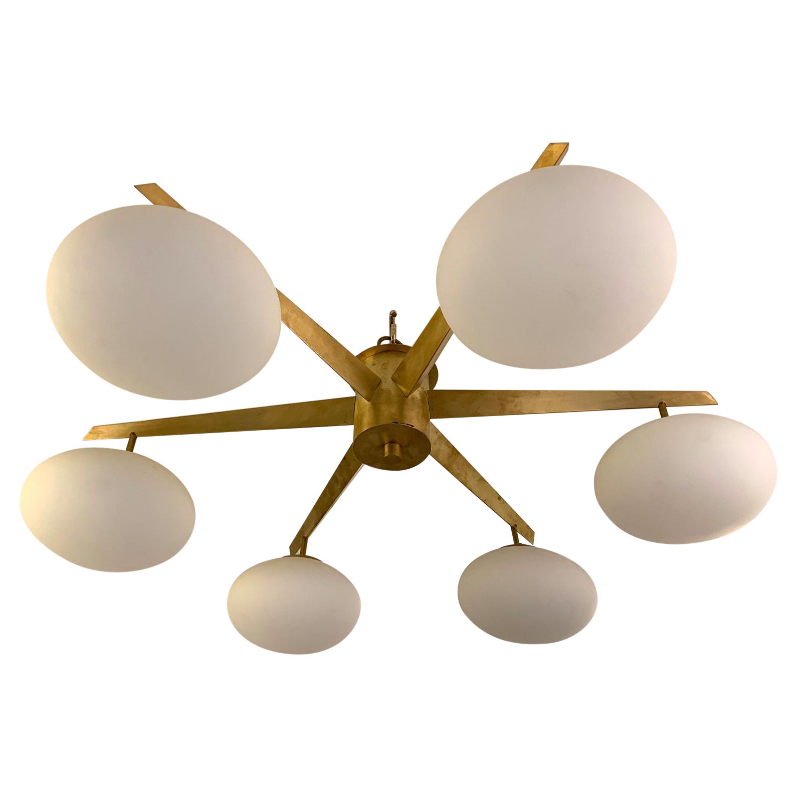 Mid Century Tiered Light Fixture at 1stDibs