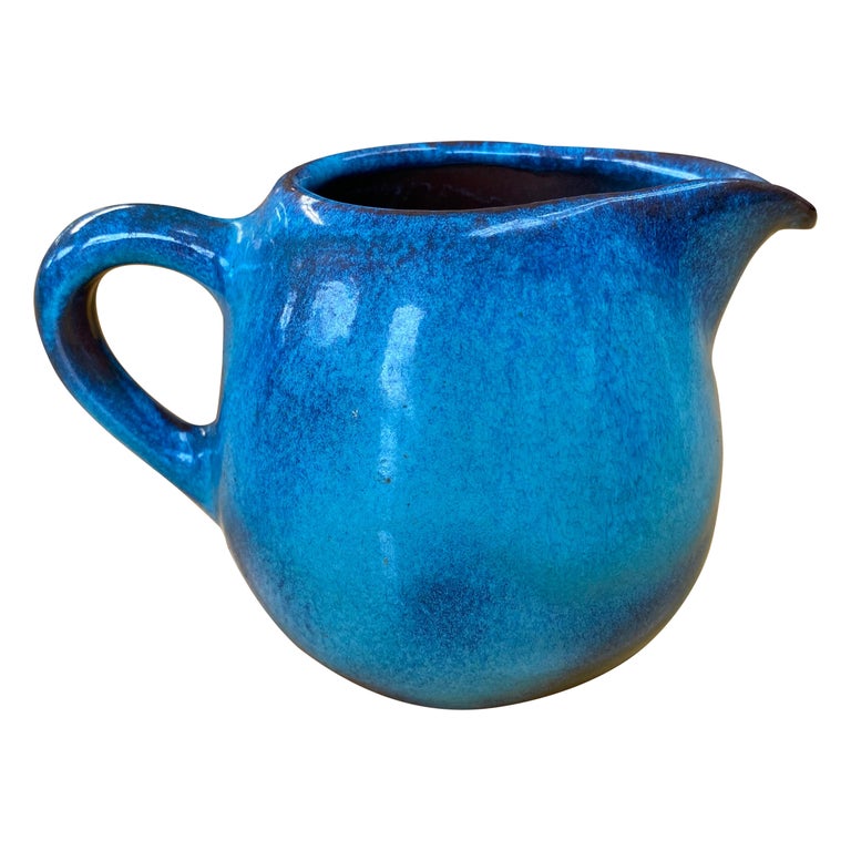 Beautiful Vintage Harding Black Glazed Pitcher, 1971 at 1stDibs