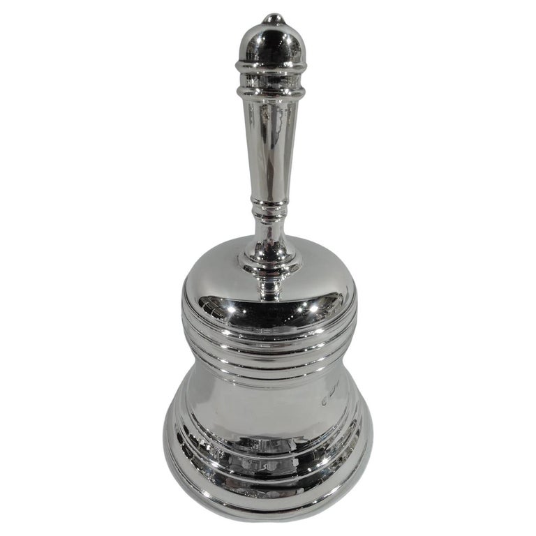 Antique English Edwardian Sterling Silver Bell with Melodious Ring For ...