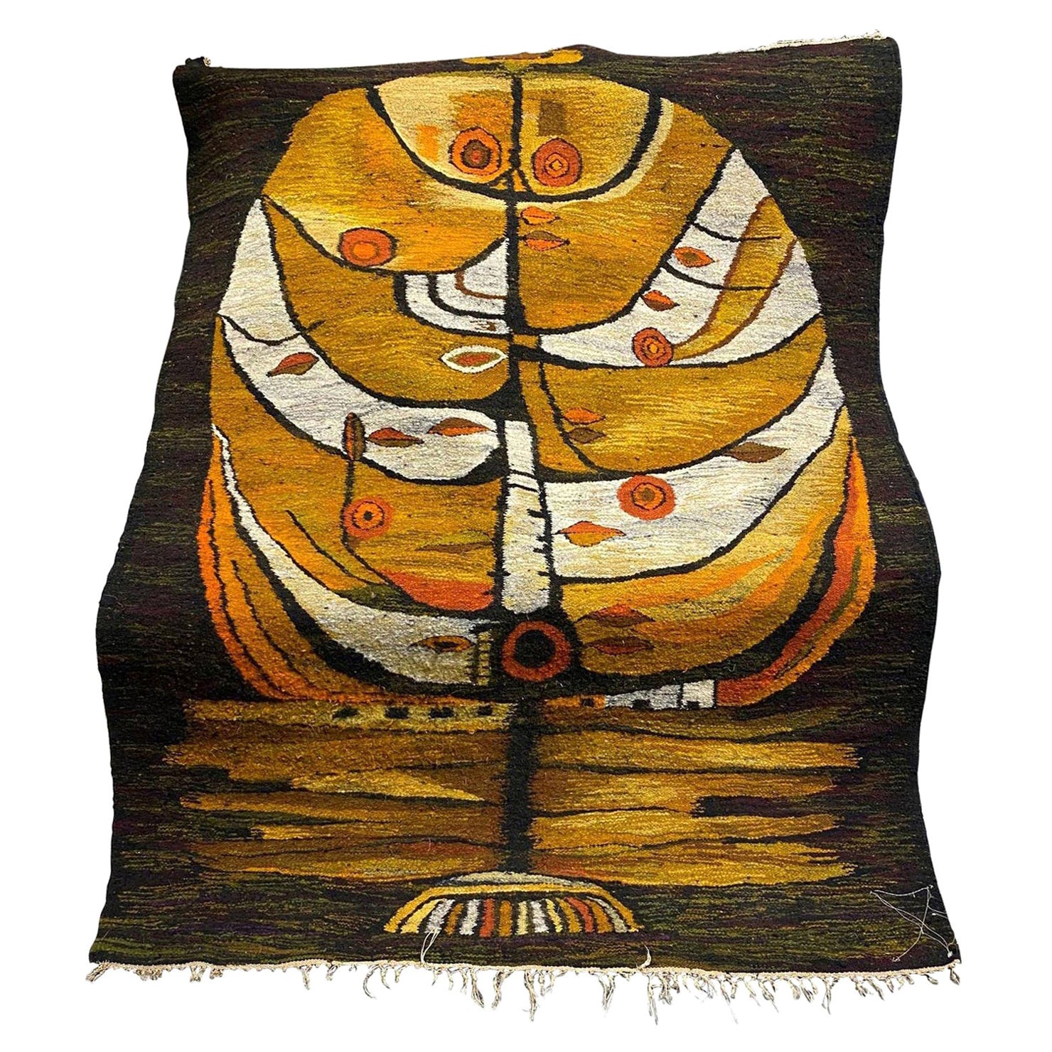 Mid-Century Modern Large Tapestry Wall Hanging Portugal Galeria ...