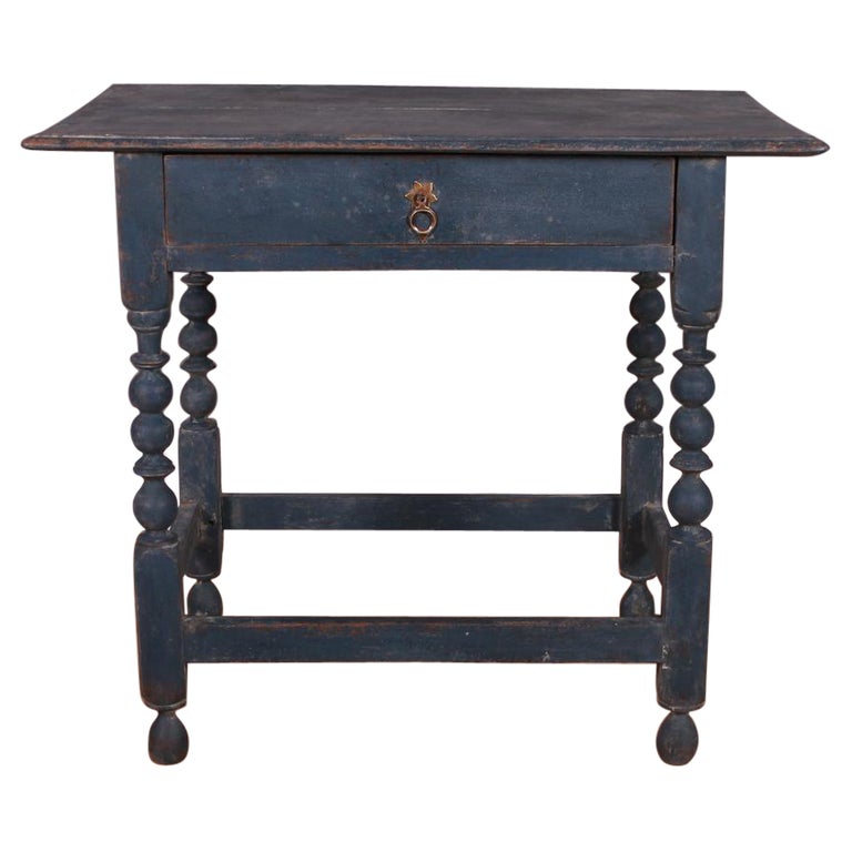 18th C Painted Lamp Table at 1stDibs