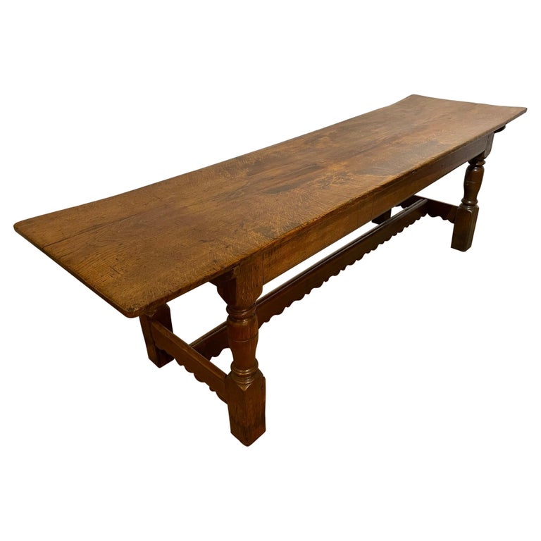 English Oak 17th C Refectory Table at 1stDibs