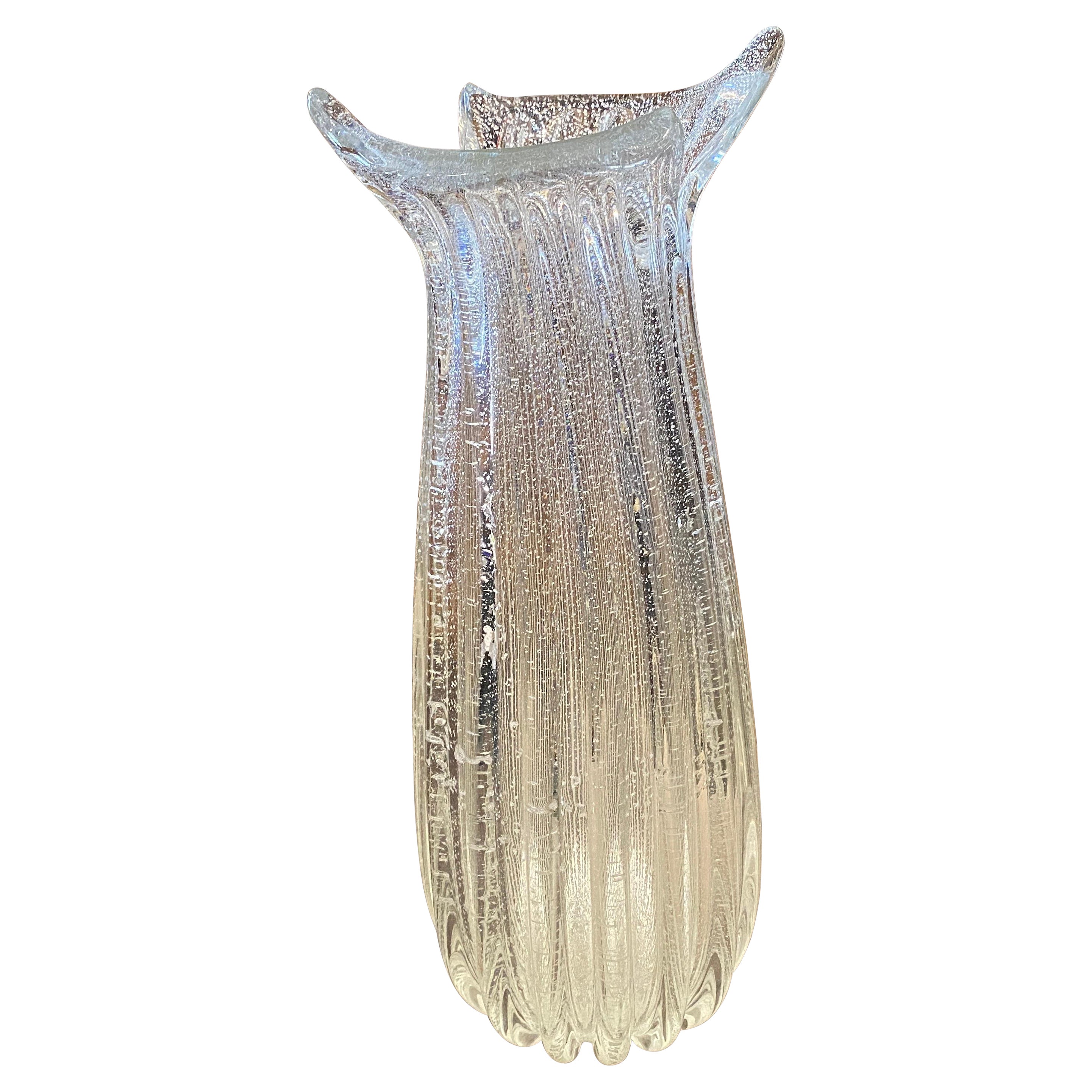 Formia Multicolored Murano Glass 'Sommerso' Vase at 1stDibs