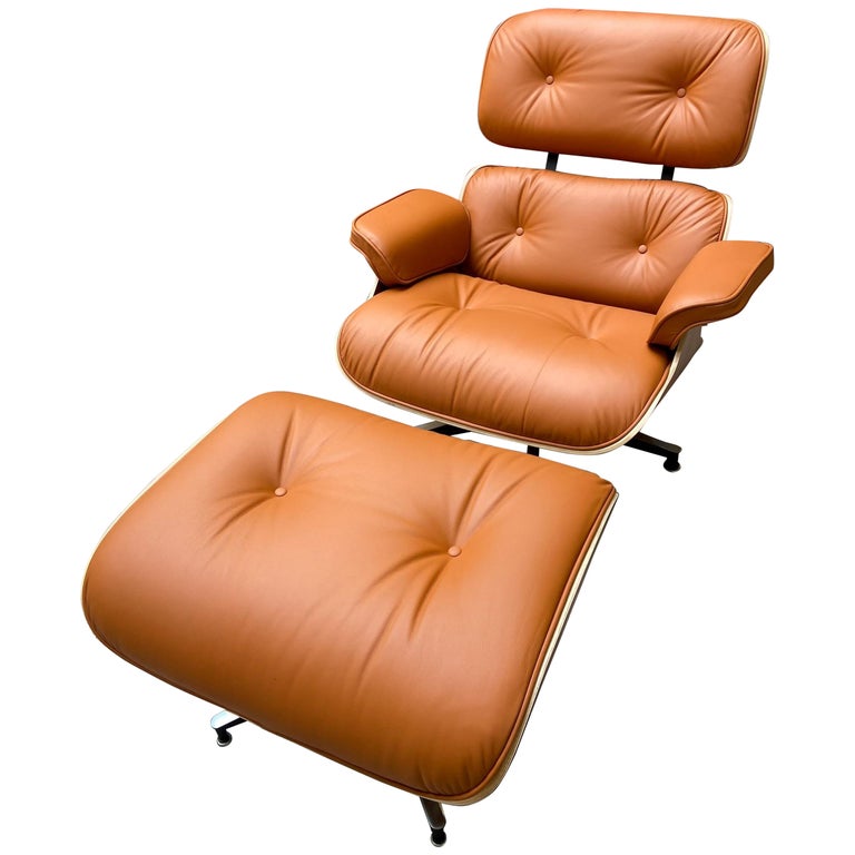 Charles Eames Cognac Lounge Chair and Ottoman, Herman Miller, 2011 at ...