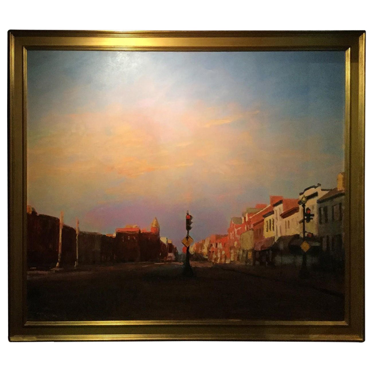 Farmer and Hunt Scene Oil on Canvas Painting by S J Clark For Sale at ...