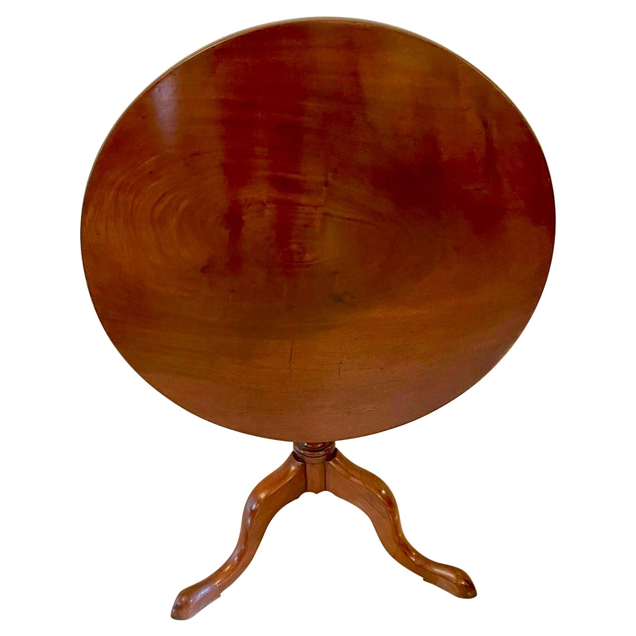 Georgian Mahogany Drum Type Circular Centre Table at 1stDibs