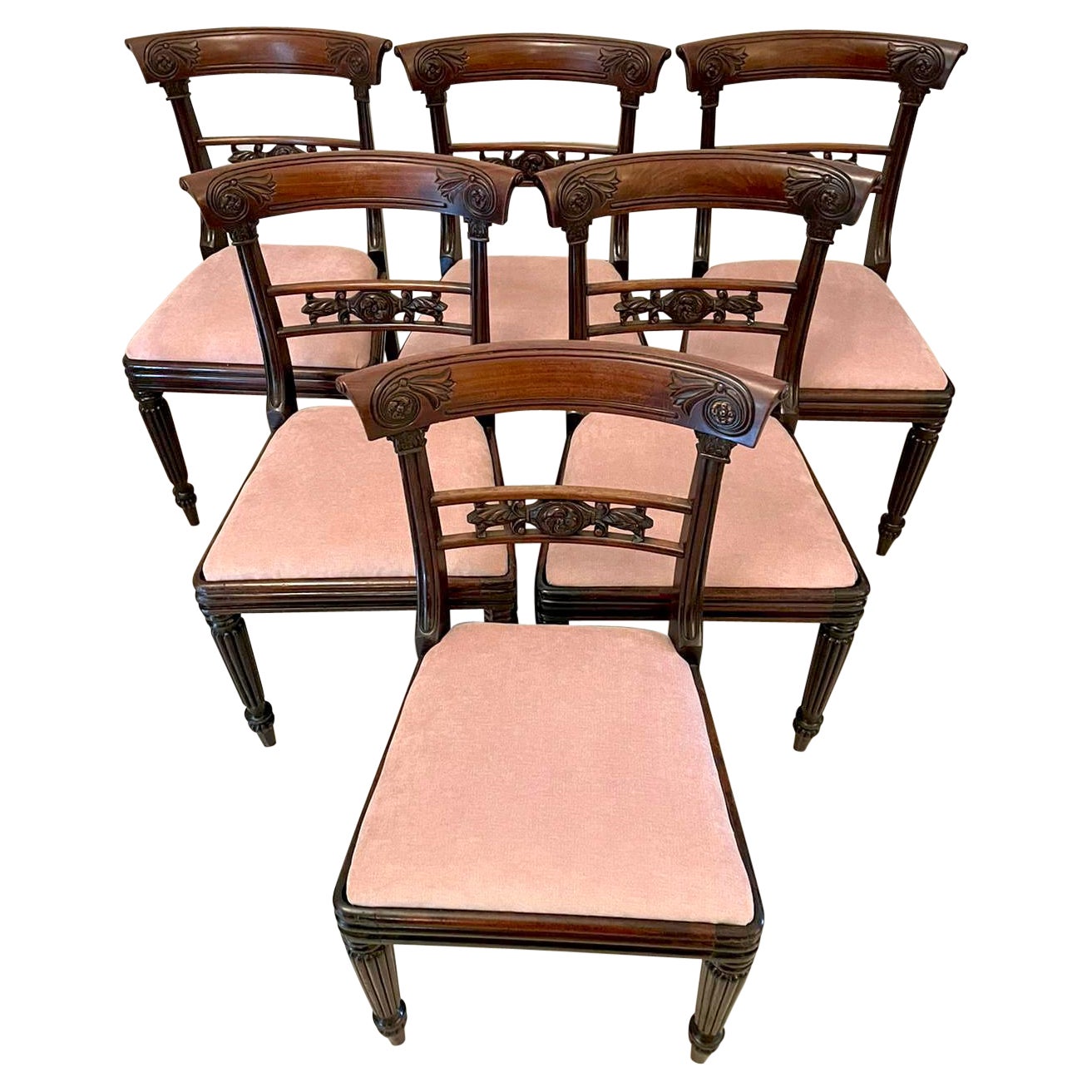 Regency Style Mahogany Dining Chair at 1stDibs