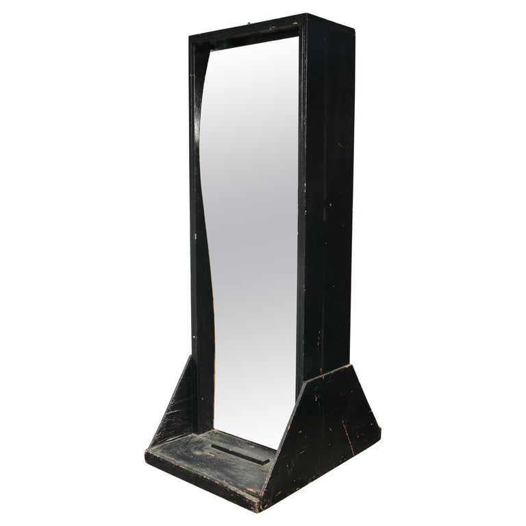 Two Sided Carnival Fun House Glass Mirror For Sale at 1stDibs