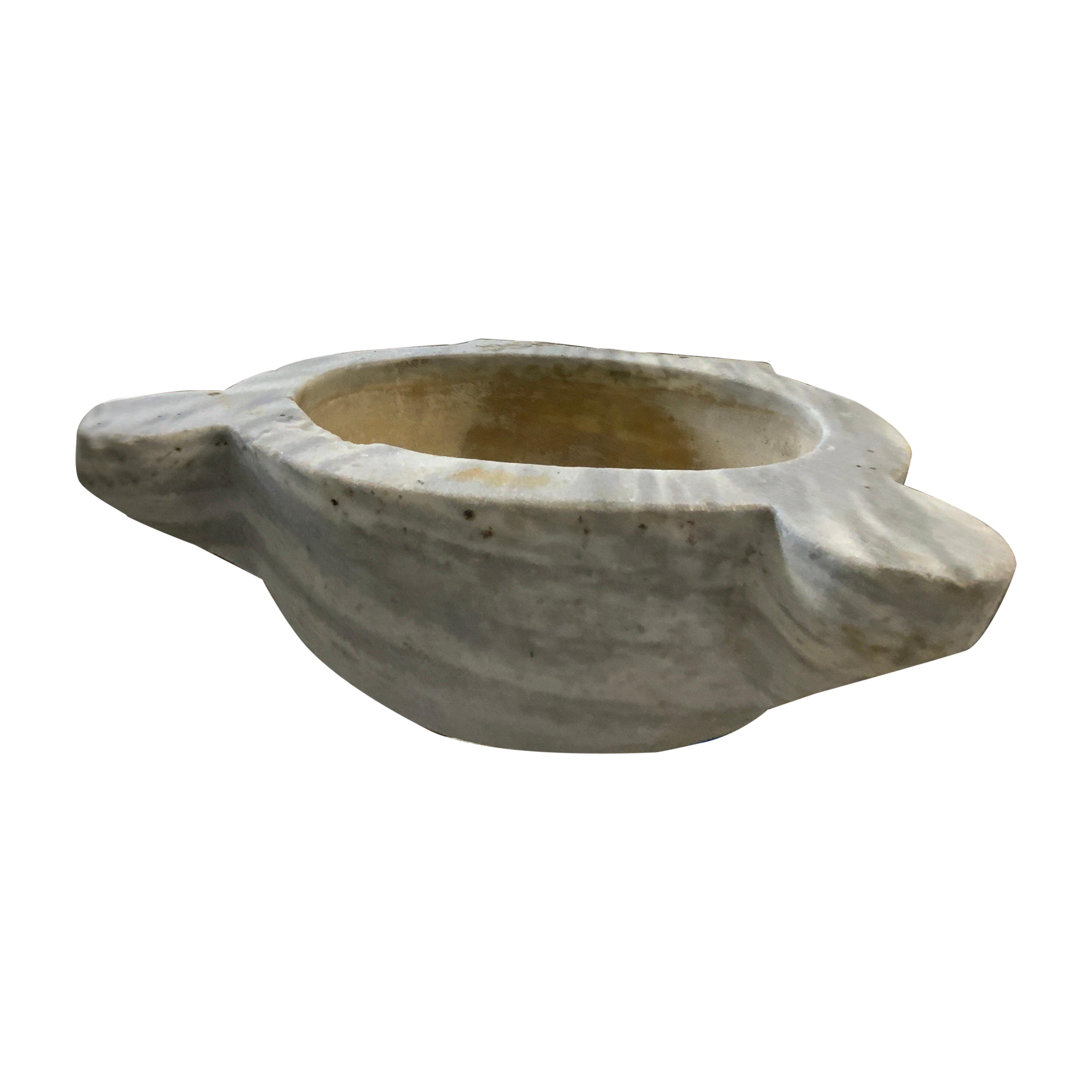 Late 19th Century White Marble Rectangular Sink at 1stDibs