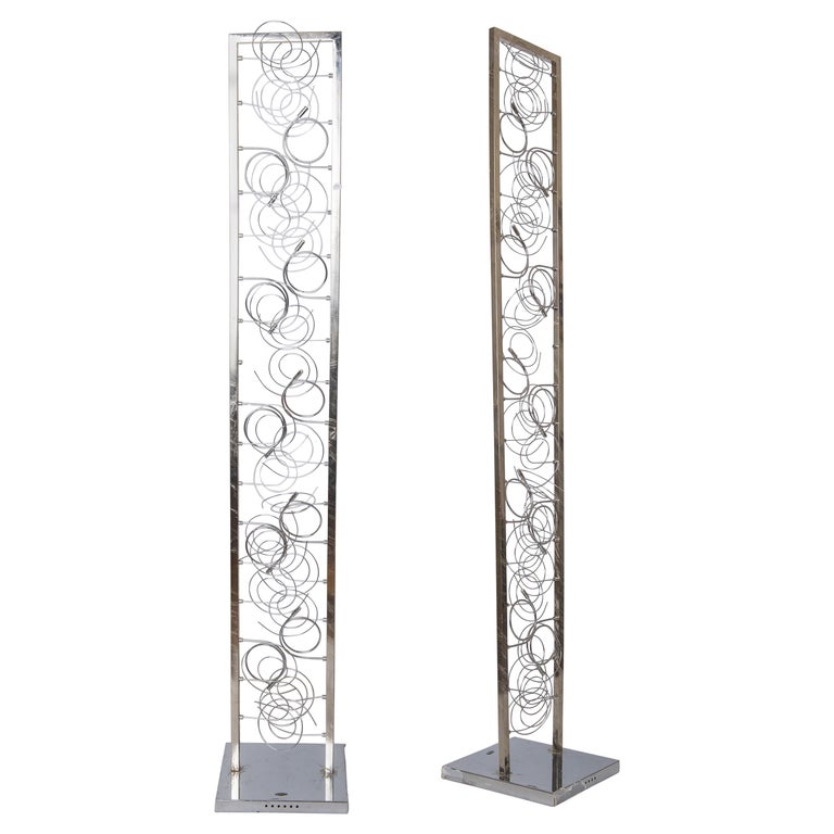 Pair of Halogen Floor Lamps For Sale at 1stDibs