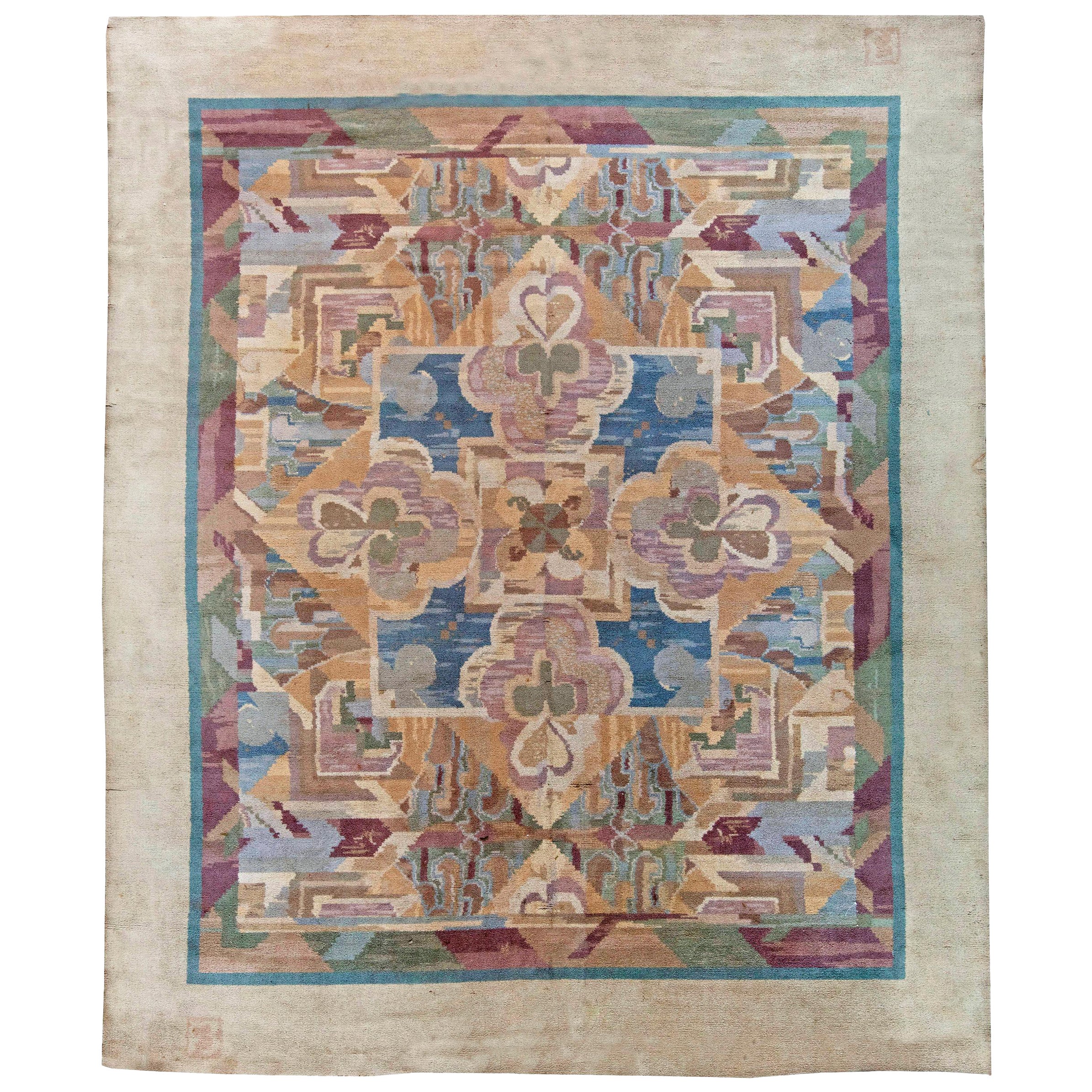 An English Deco Rug by "Marion Dorn" at 1stDibs