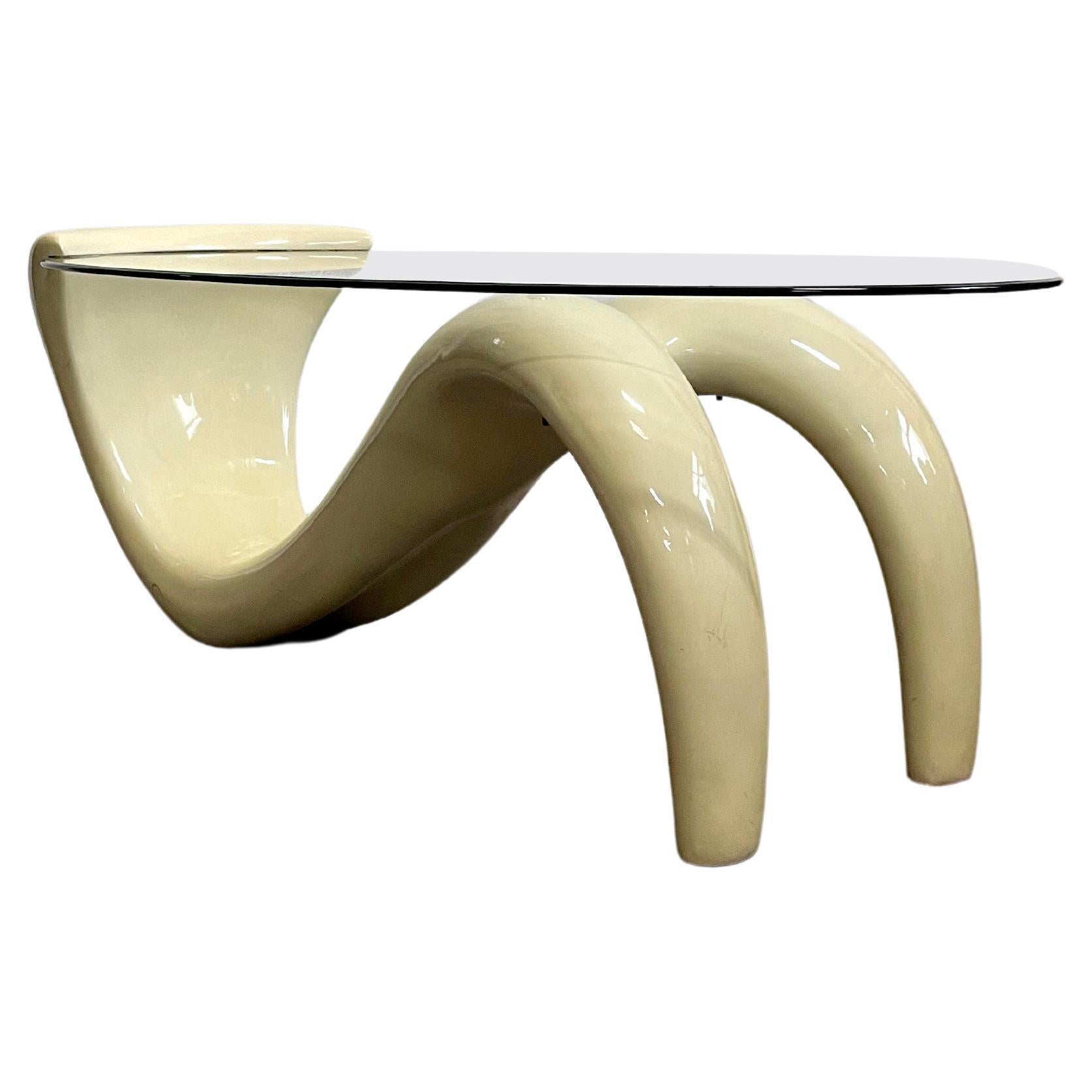 Vintage Postmodern Coffee Table, Organic Anthropomorphic Form at 1stDibs