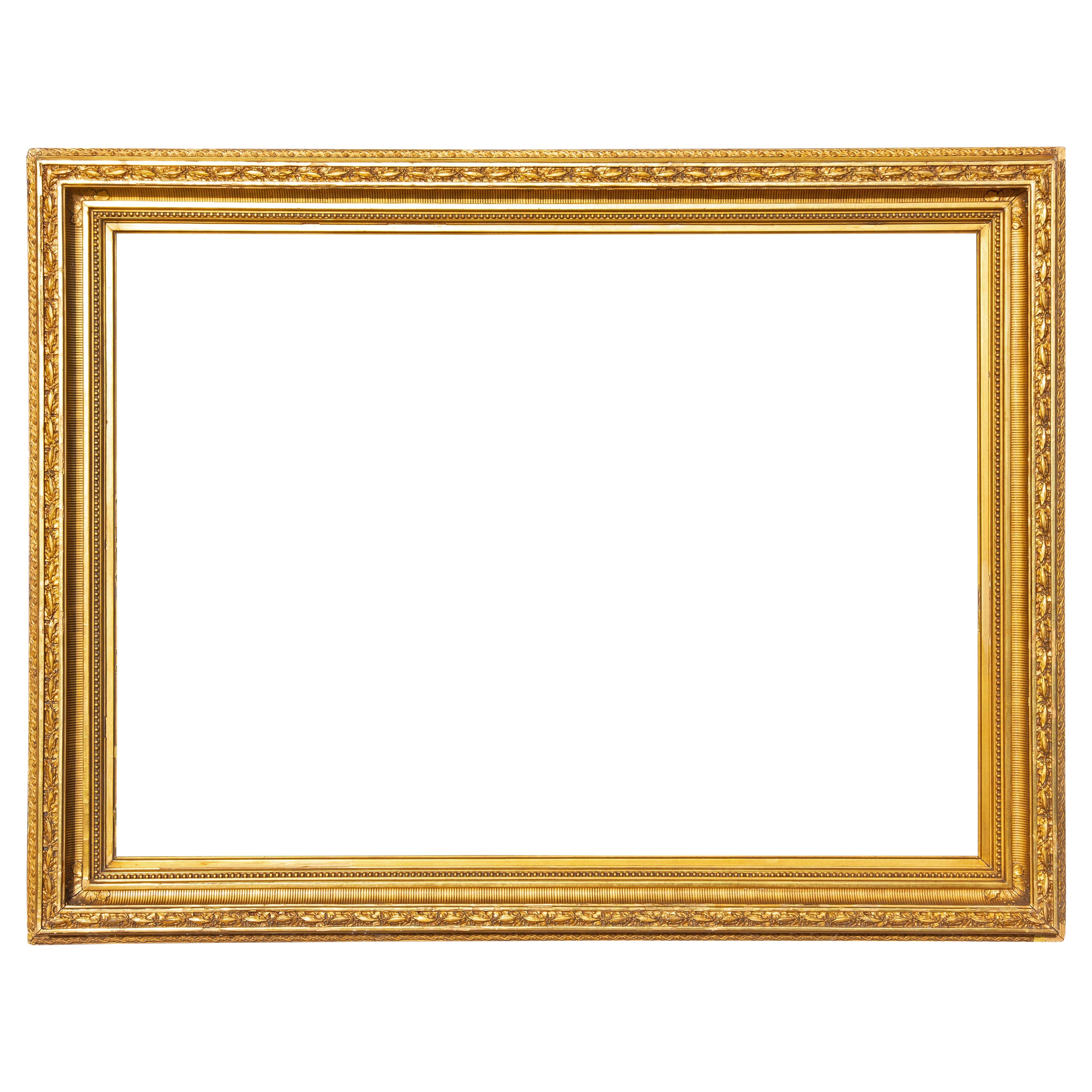 American 19th Century Gilt Frame Fluted Cove at 1stDibs | gold gilt ...