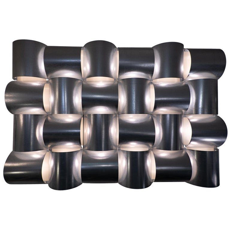 Contemporary Modular Aluminium Wall Light Panel, Belgium For Sale at ...