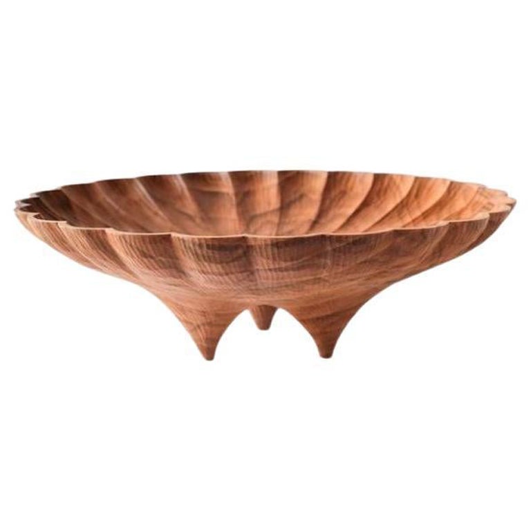Wild Cherry Burl Bowl by Charles Hutson, circa 1980s at 1stDibs