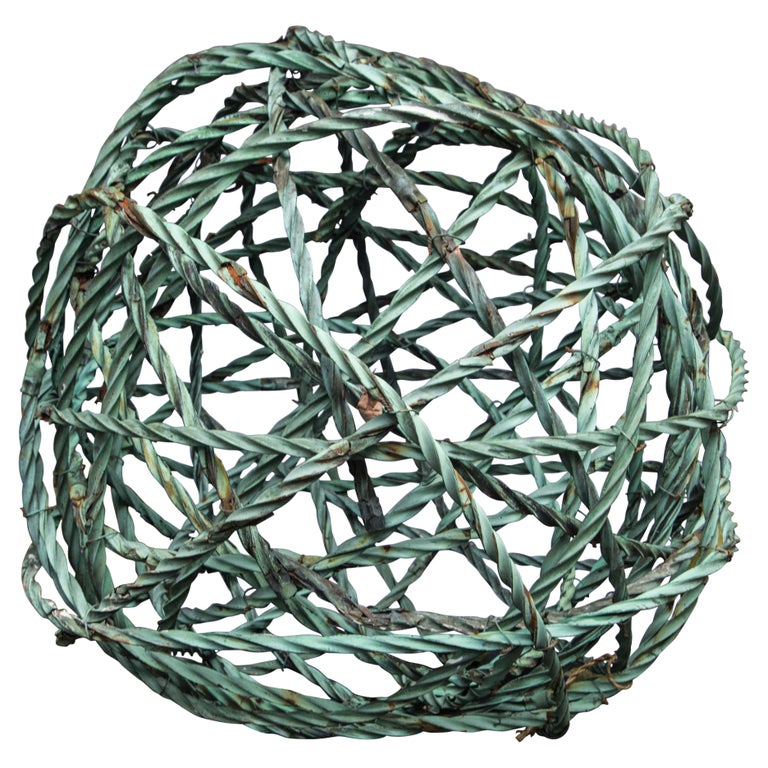 Twisted Copper Sphere For Sale at 1stDibs