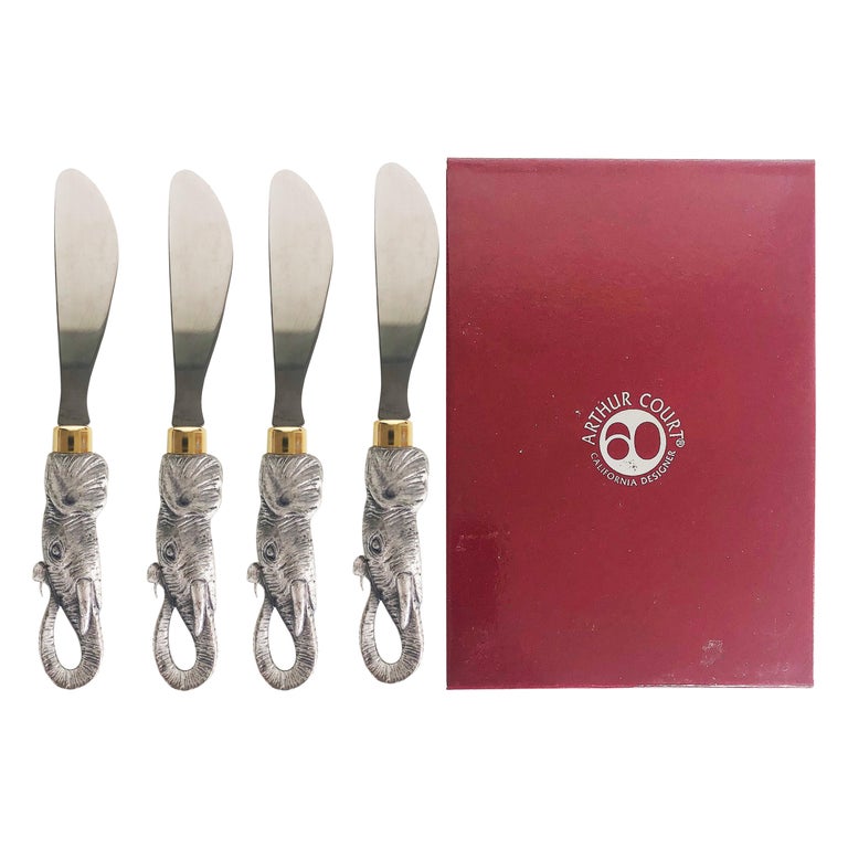 Arthur Court Designs Aluminum Butter/Cheese Spreaders, New in Box, Set ...