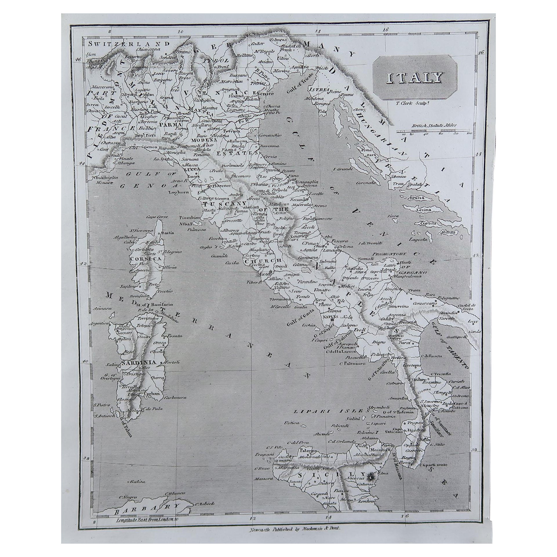 Interesting Map of the Atlantic Showing Nelson's and Trade Routes, 1817 ...
