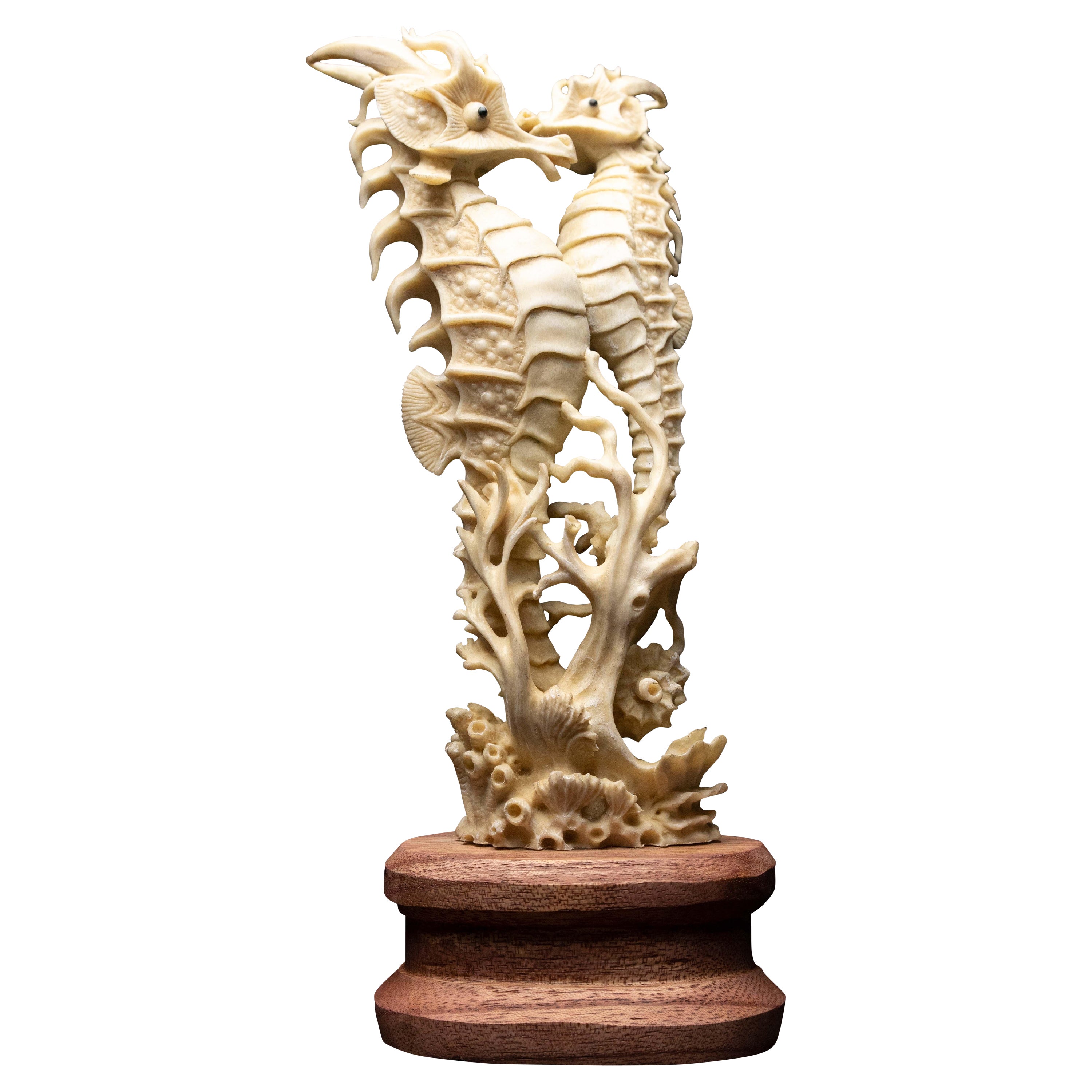 Jet Carving of Hooded Cobra at 1stDibs