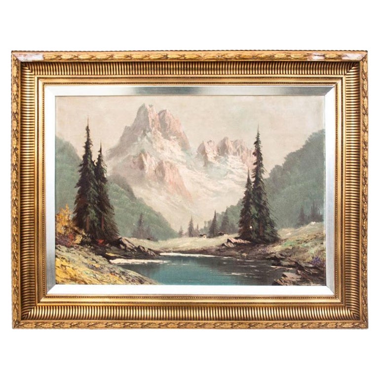 Painting "Mountain landscape" at 1stDibs